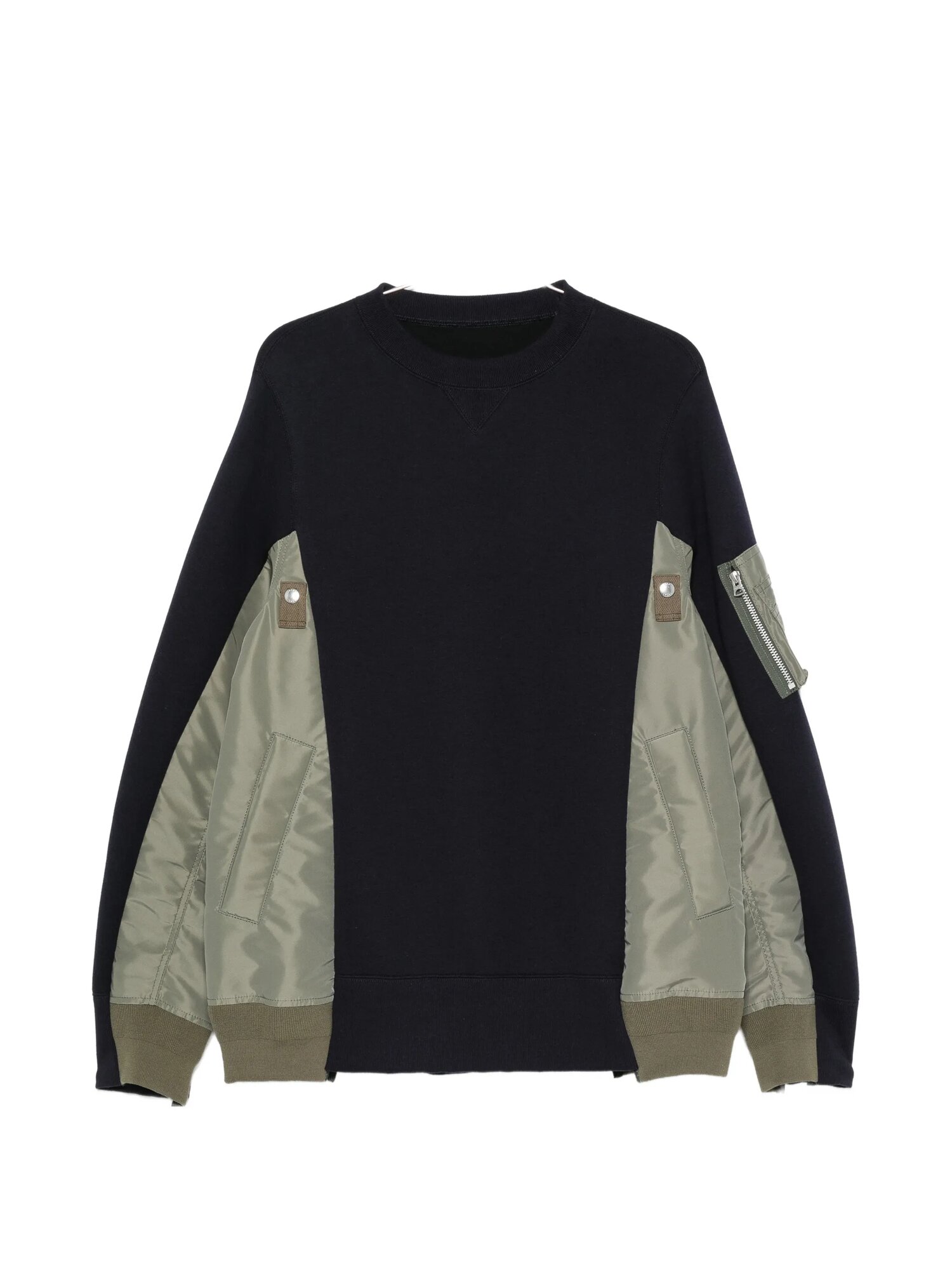 Толстовка Panelled zip-pocket sweatshirt