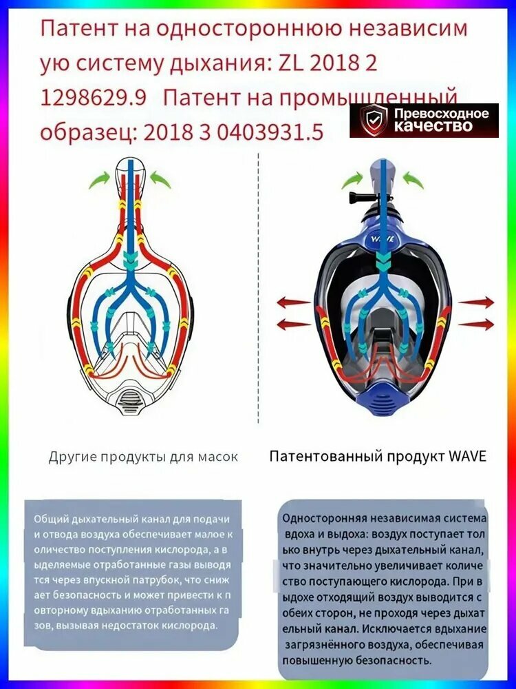 Маска для плавания — фото 1