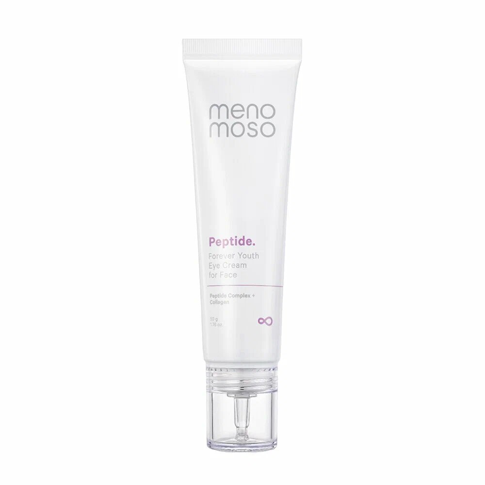 Крем Menomoso Peptide Forever Youth, для век и лица, с пептидами и коллагеном 50гр