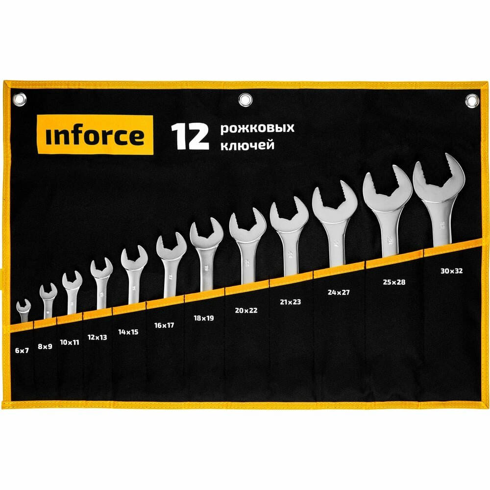 Набор рожковых ключей Inforce 06-05-44