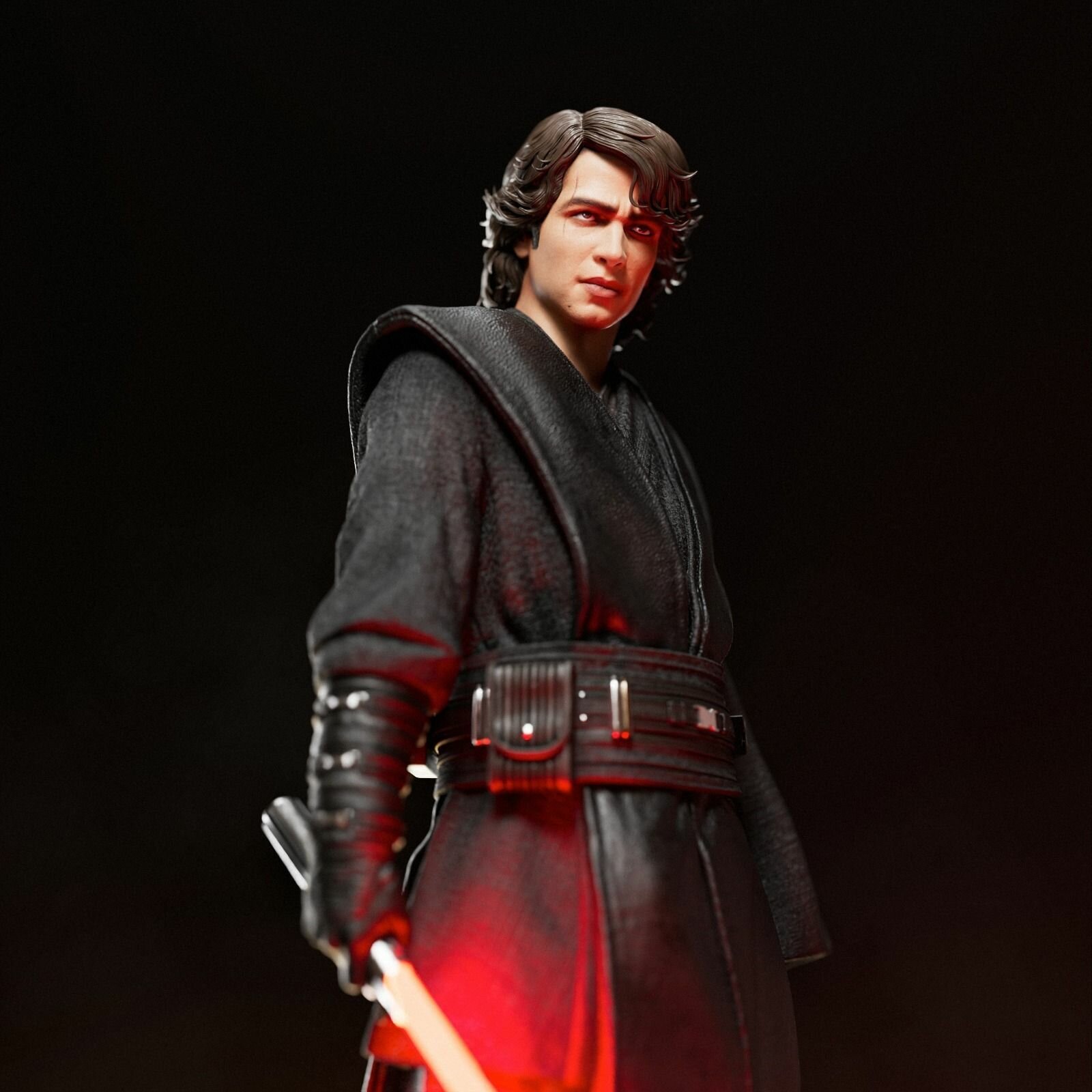 Сборная модель Anakin (Star Wars), 300мм (без базы), 1/6 для покраски