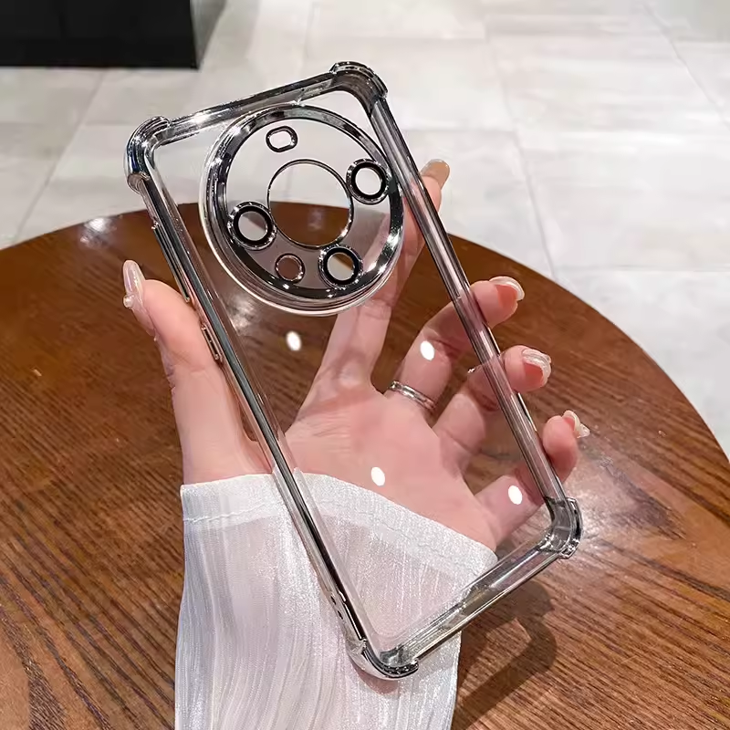 Чехол для телефона Huawei Mate 60 Pro с воздушной подушкой, космическое серебро, 1 шт. для надежной защиты от ударов