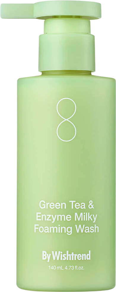 By Wishtrend Энзимное средство для умывания с зеленым чаем Green Tea & Enzyme Milky Foaming Wash 50ml