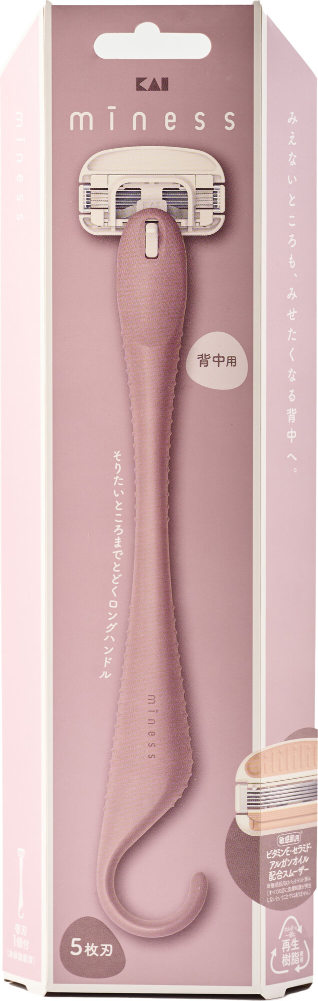 MINESS Женский станок для бритья с длинной ручкой Miness Back Razor 4,5ml