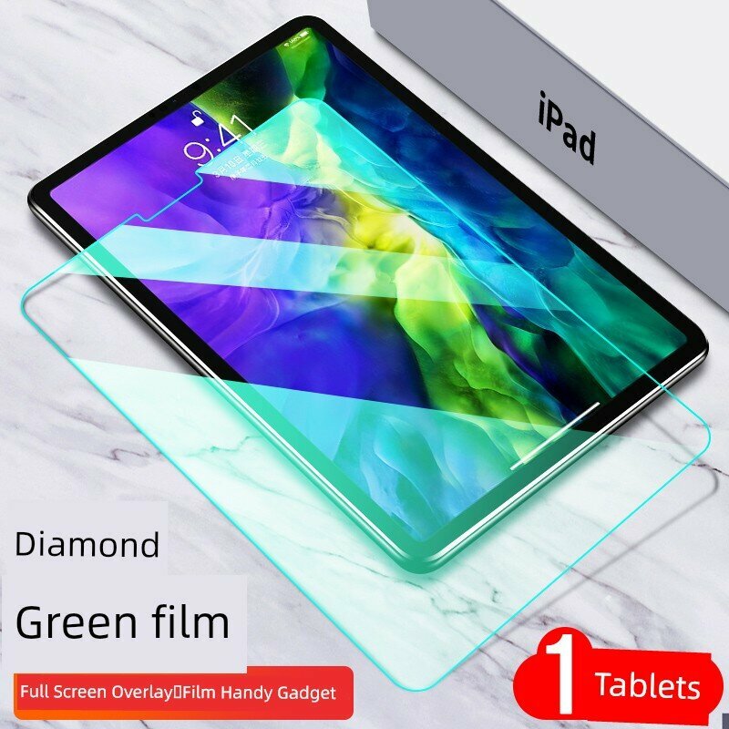 Защитное стекло для iPad 2018/iPad 2017 9.7 дюйма, Green Light Diamond Film, 1 шт