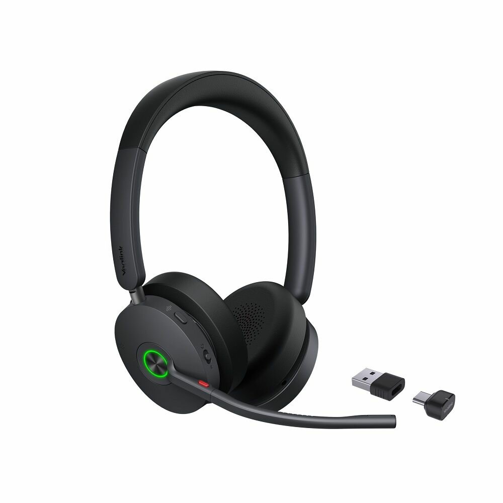 Беспроводная Bluetooth-гарнитура Yealink BH74 UC USB-C/A, HD звук