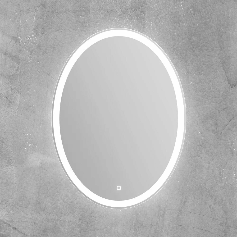 Зеркало BelBagno SPC-VST-600-800-LED-TCH со светодиодной подсветкой, 60 см, с сенсорным управлением, зеркало настенное в ванную, итальянское
