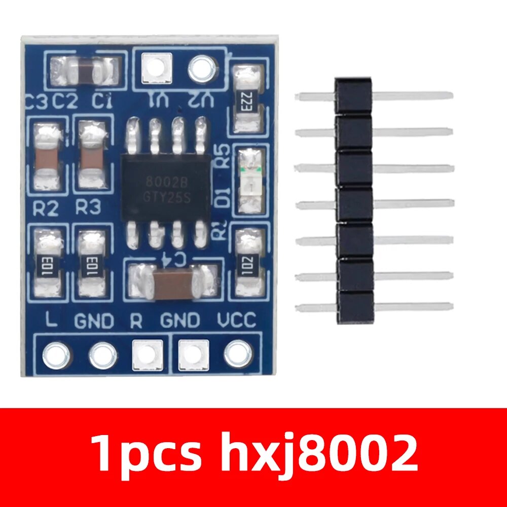 Модуль моноусилителя звука HXJ8002, 1PCS