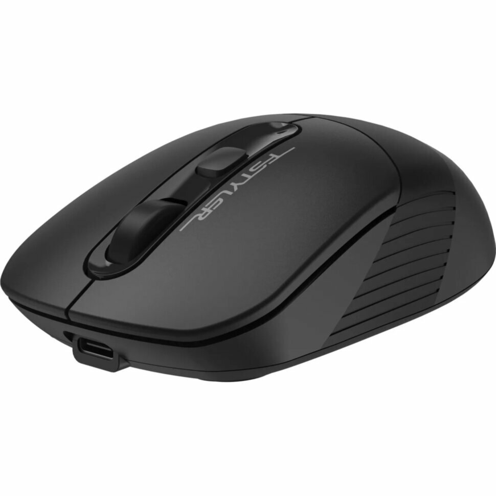 Мышь компьютерная A4Tech Fstyler (FB10C STONE BLACK) черн/2400dpi/беспр/4кн, 1729887