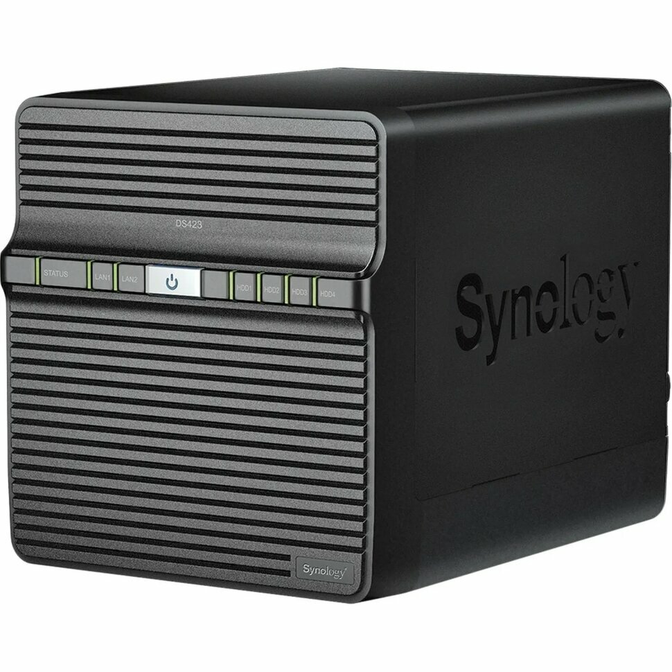 Сетевое хранилище Synology DS423 4x2.5/3.5 SATA/Realtek RTD1619B/2GB DDR4, 1941514
