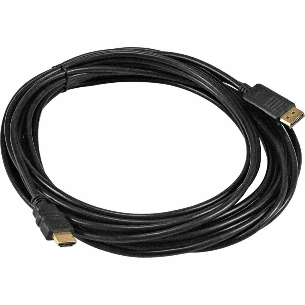Кабель DP-HDMI ExeGate EX-CC-DP-HDMI-10.0 (20M/19M, 10м, экран) EX294713RUS, 2154895