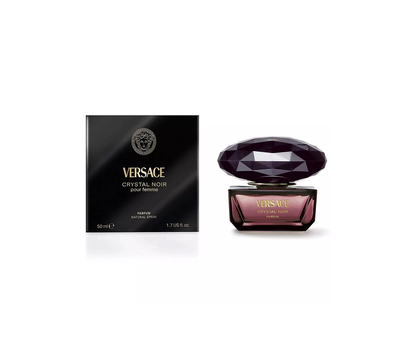 Versace Crystal Noir Parfum 50 мл , духи для женщин, восточные, цветочные