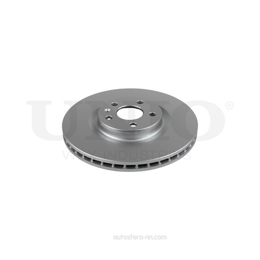 UNIO BRD21633 Диск тормозной передний с покрытием GEOMET Geely Tugella 19-, Volvo S60 III 19-, XC60 II 17-