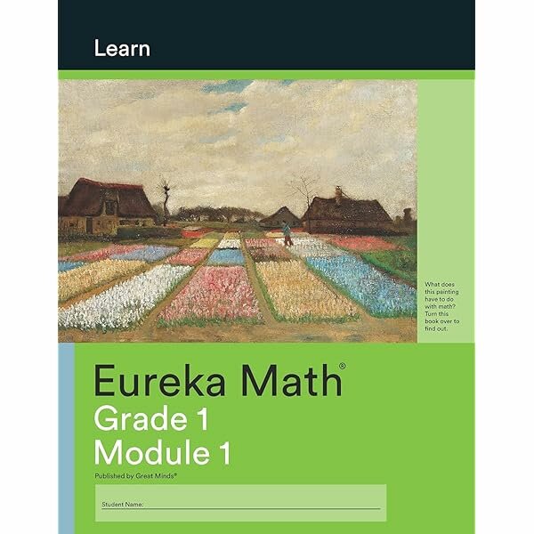 Eureka Math Grade 1 Learn Workbook #1 (Module 1)，Reprinted paperback book