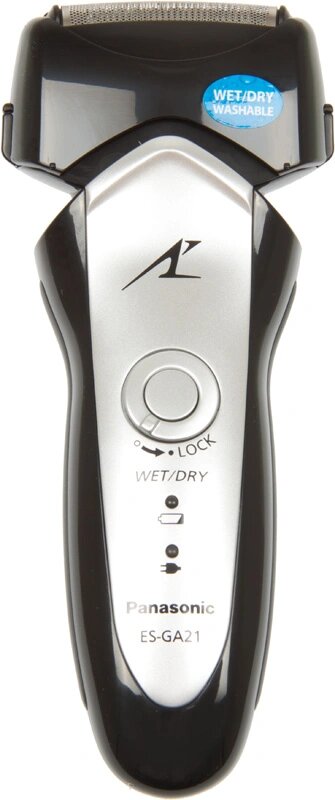 Бритва сетчатая Panasonic ES-GA21 реж. эл:3 питан: аккум. черный/серый