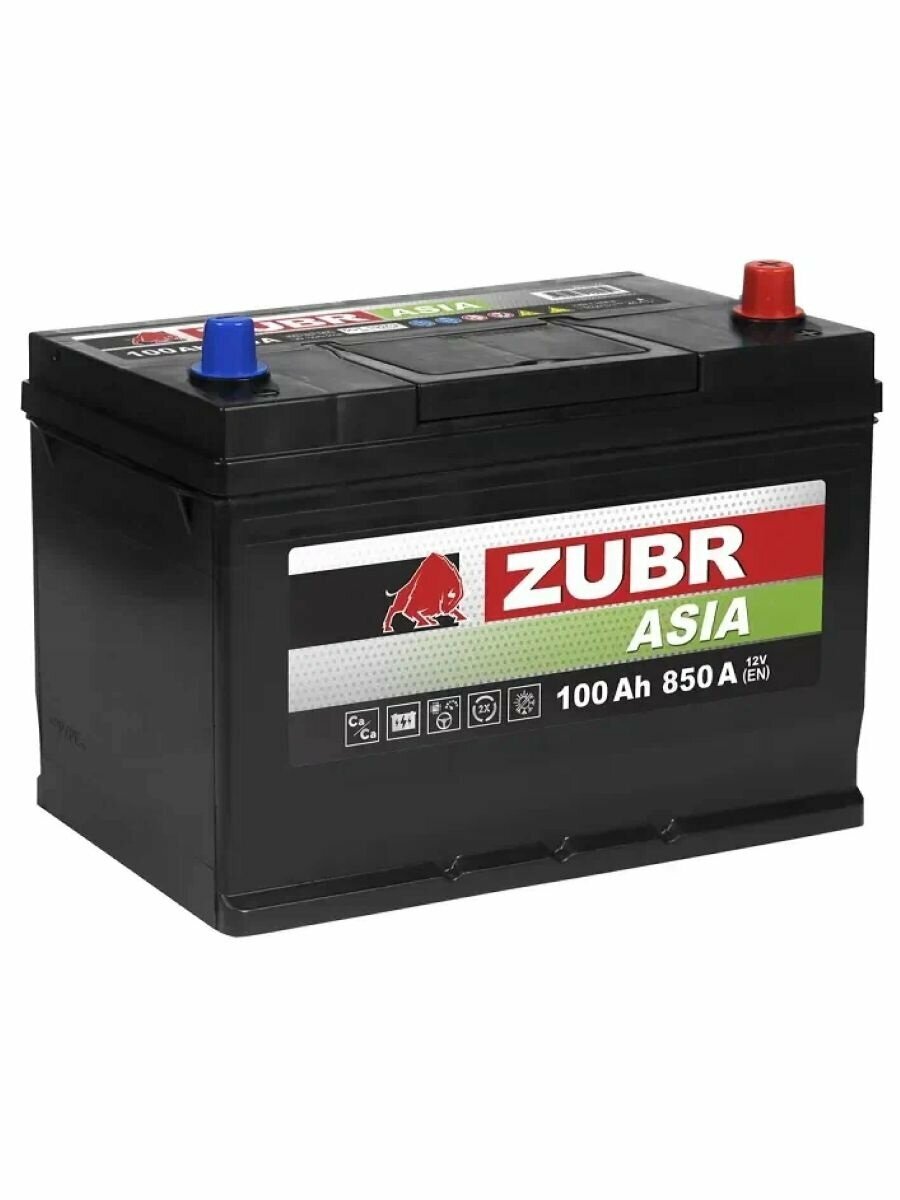 Батарея ZUBR ZPA1000 Premium Asia 100Ah R+ (нижний борт), обратная полярность