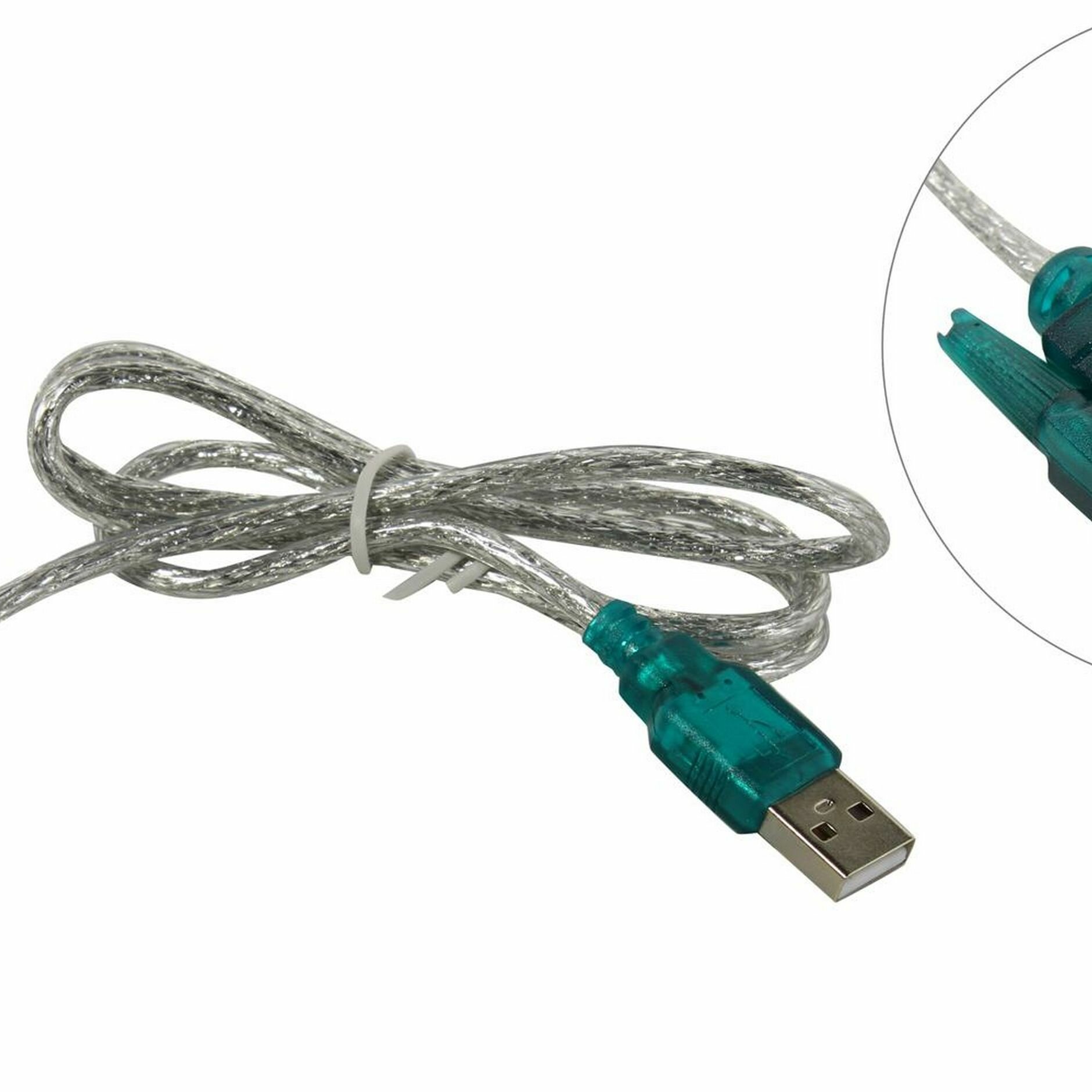 Кабель-адаптер USB -> COM порт RS232 0.65м.