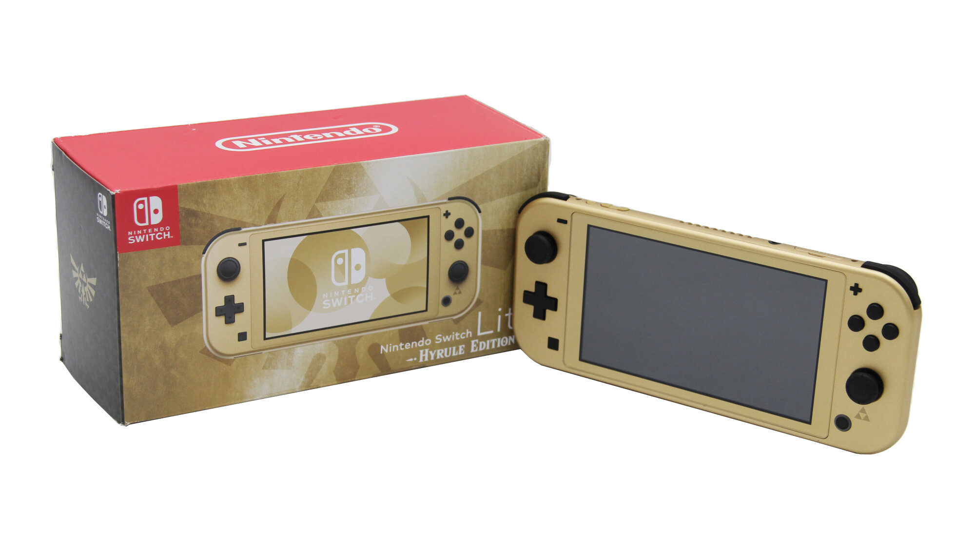 Игровая приставка Nintendo Switch Lite Hyrule Edition 256GB С играми (Как новая)