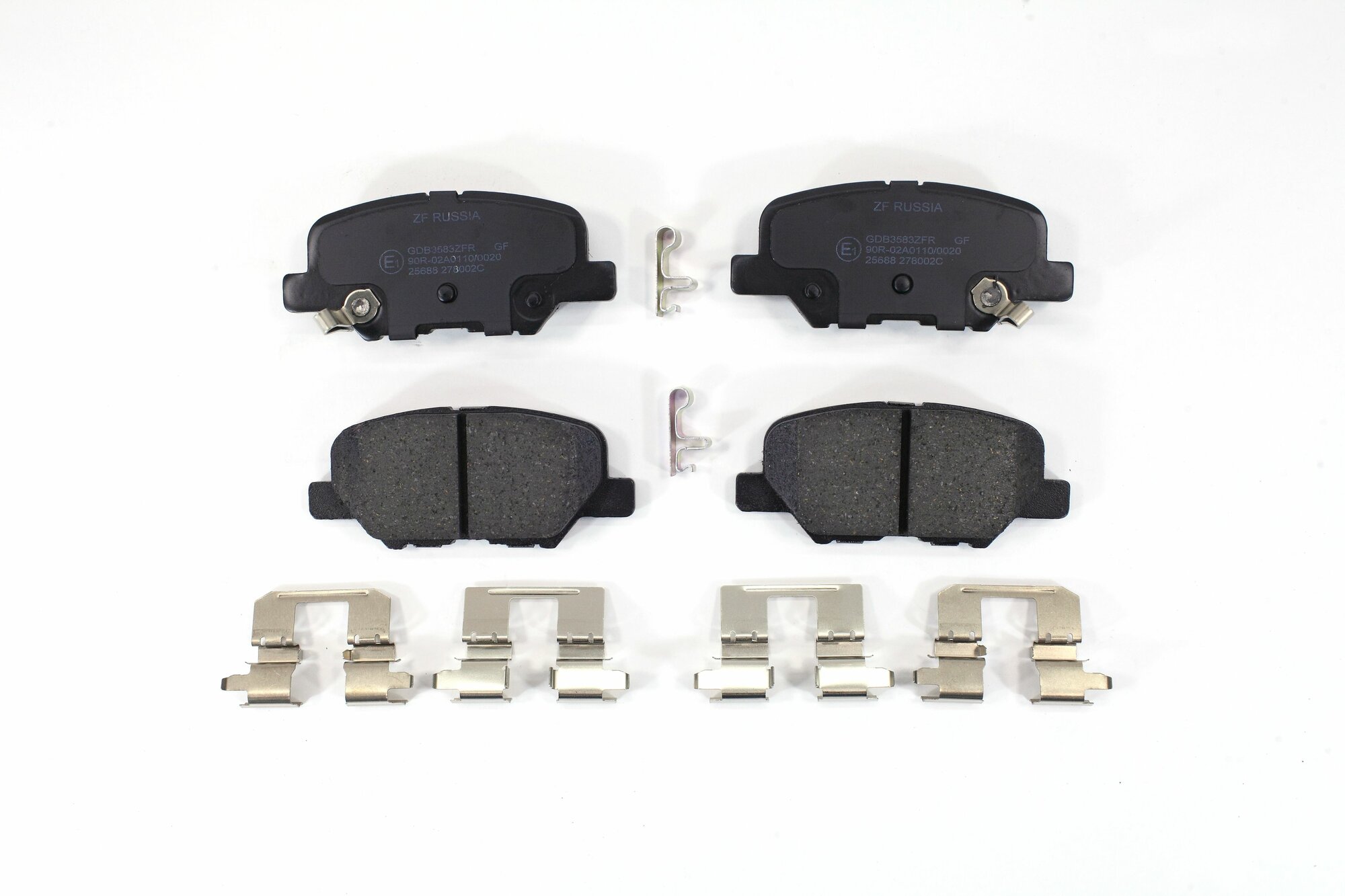 Колодки задние для CITROEN C4 MAZDA 6 III MITSUBISHI Outlander III ZF Russia GDB3583 ZFR