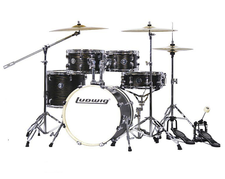 Ludwig LC197-1 Accent Pro Барабанная установка, черная, 2 коробки