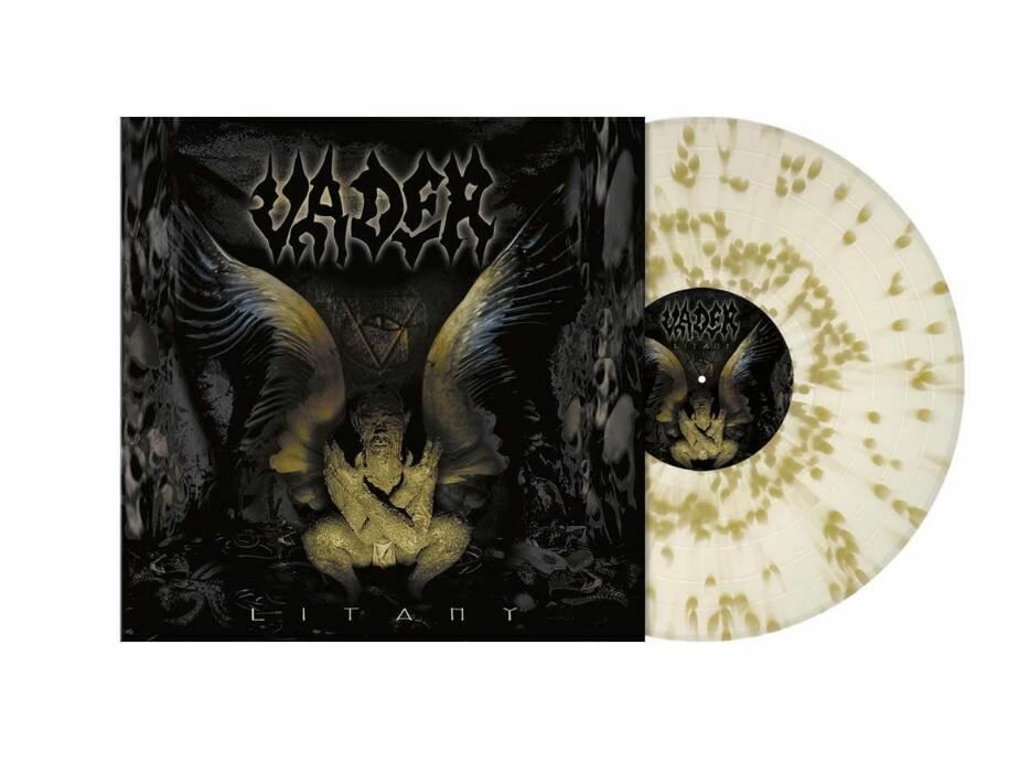 Виниловая пластинка VADER - Litany - 25th Anniversary - Clear Gold Splatter LP Ltd.500