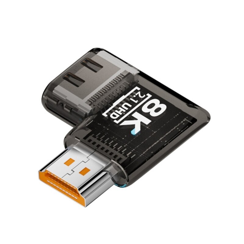 Разъем HDMI female to male-светло-черный-586RT