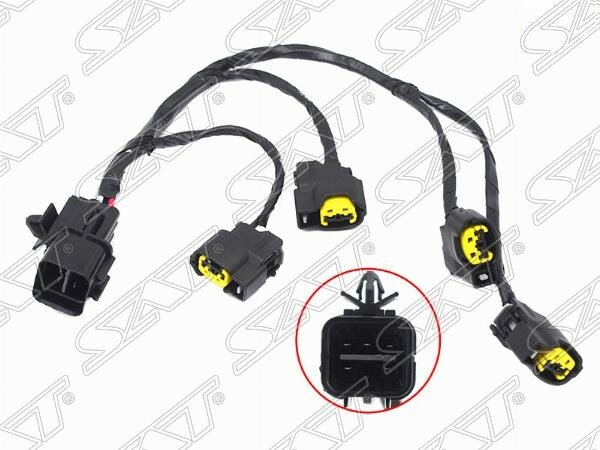 Комплект проводов катушек зажигания HYUNDAI SOLARIS/SAT ST-27350-2B000 KIA RIO/CEED 1,4/1,6