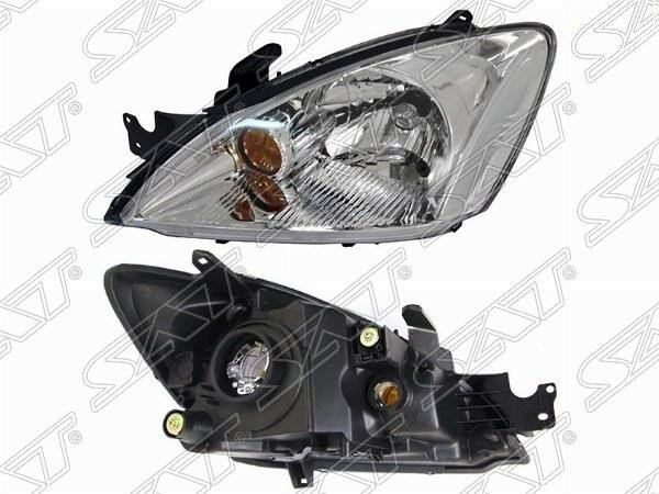Фара SAT ST-214-1172L Mitsubishi Lancer 02-10 слева/ Галоген/ Ручная регулировка