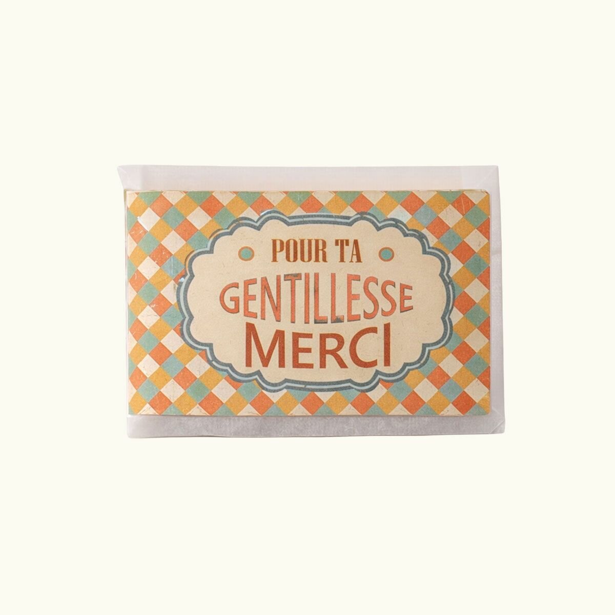 Мыло твердое MERCI Pour ta gentillesse, 50 гр, нежный аромат