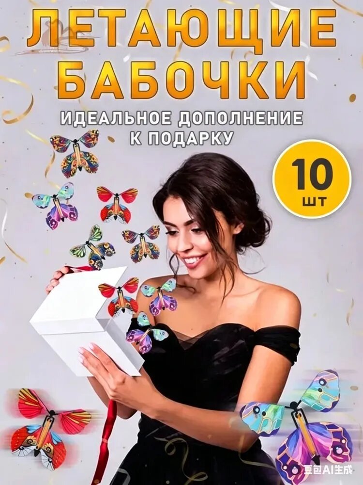 Летающие бабочки / Открытка бабочка