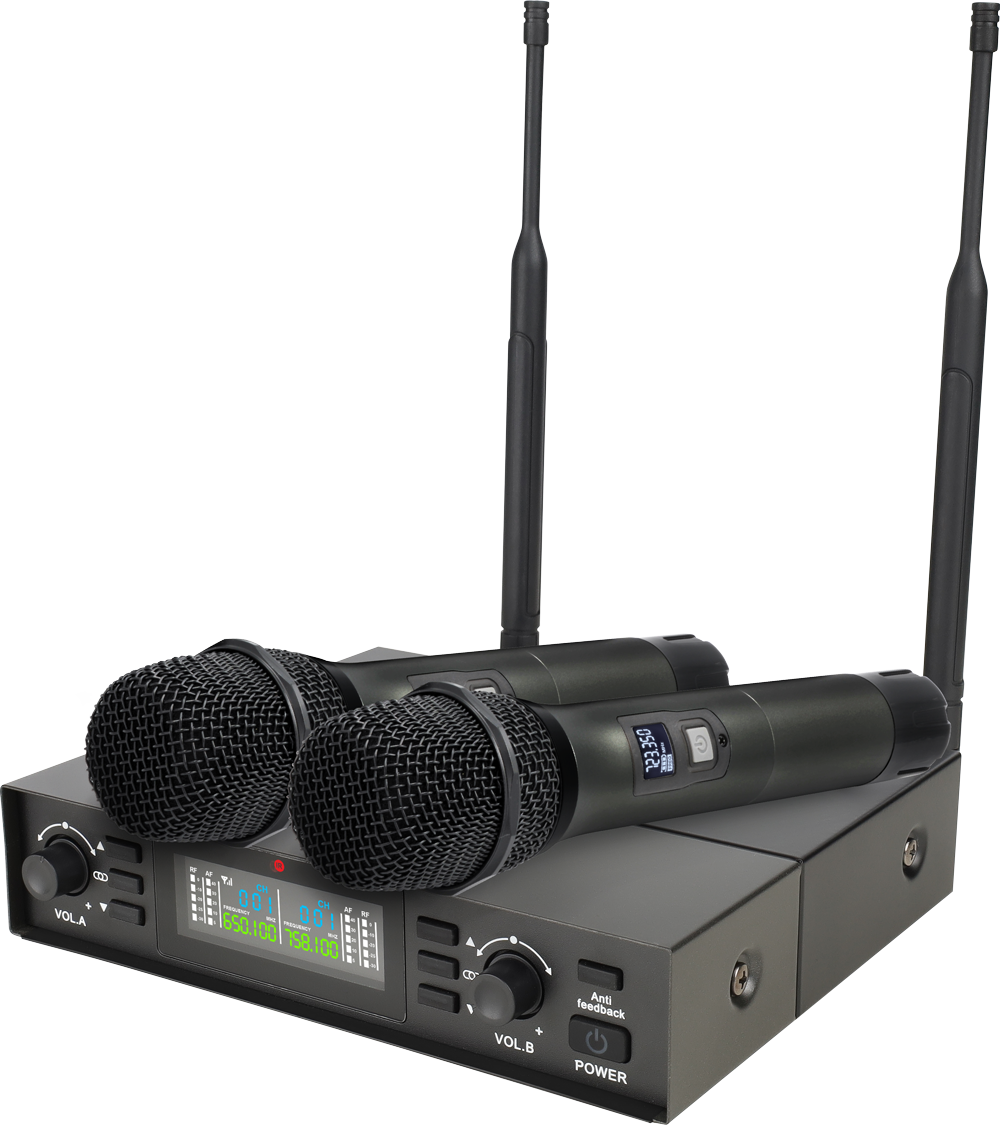 Axelvox DX800FK - Радиосистема, 2 ручных, подавитель обратной связи