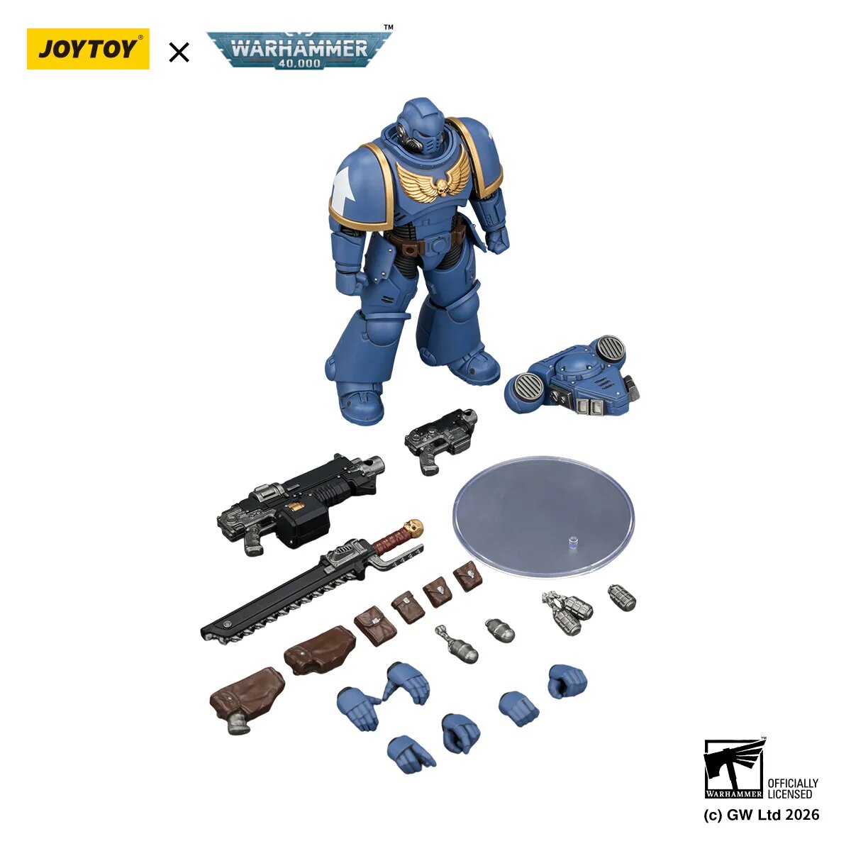 JOYTOY Warhammer 40K Фигурки Ultramarines Intercessors V5