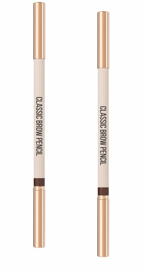 Карандаш для бровей Stellary с щеточкой / Classic brow pencil тон 04 2шт