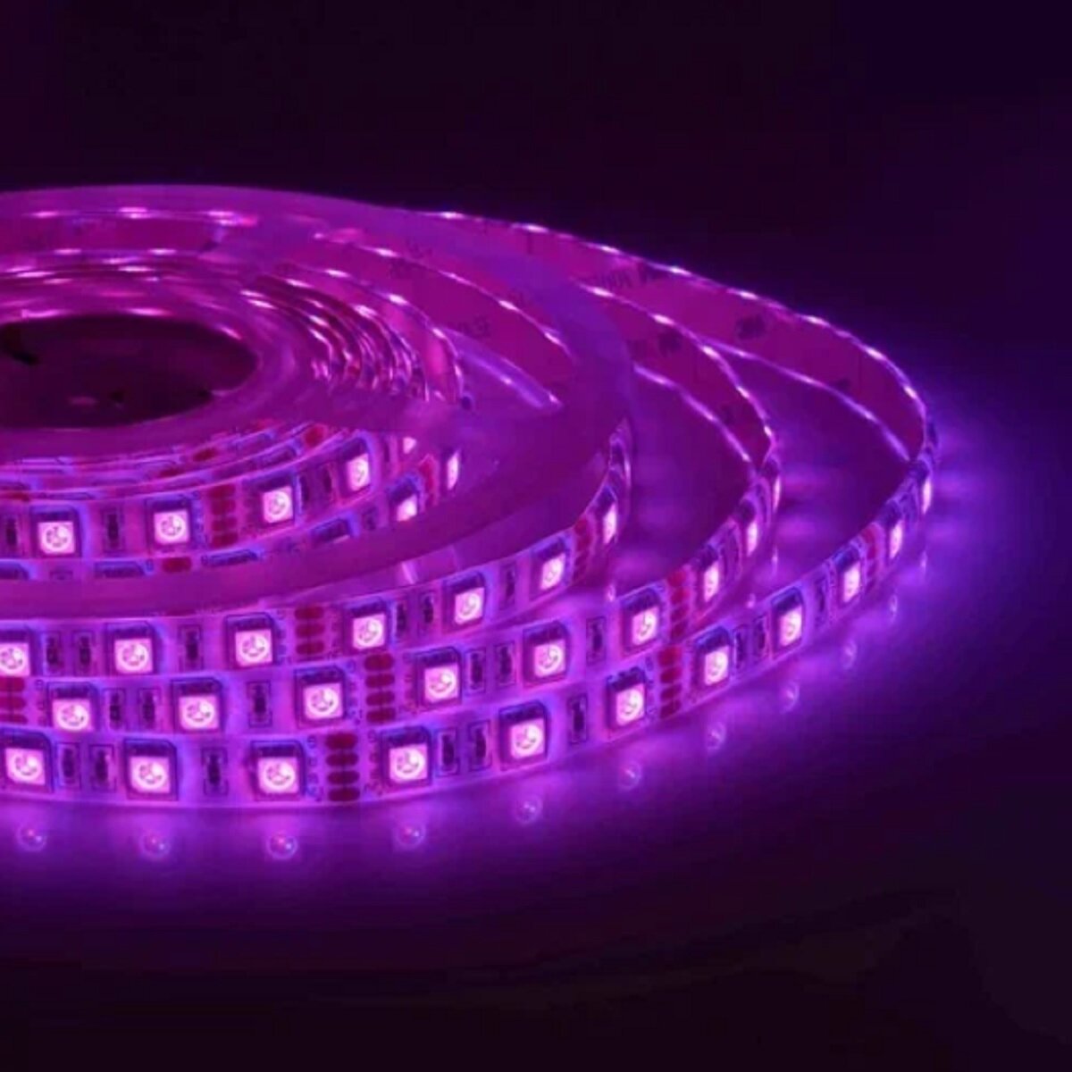 00-528 Светодиодная лента 12В, СТ, 14,4Вт/м, smd5050, 60д/м, IP65, ширина подложки 10мм, 9м, RGB