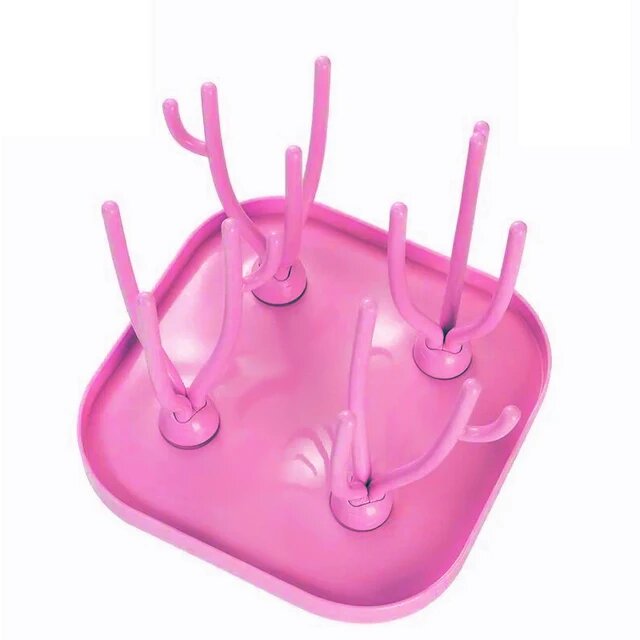 Розовая сушилка для бутылочек SLAIXIU, Color: Pink