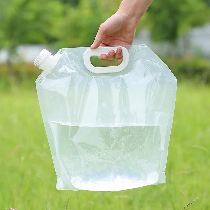 Складная сумка для воды 8 л, пластиковая Transparent-5L
