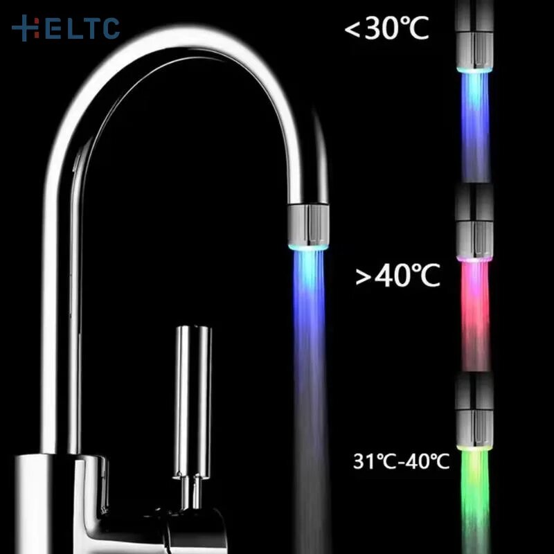 Сенсорный смеситель JETTING с LED индикатором