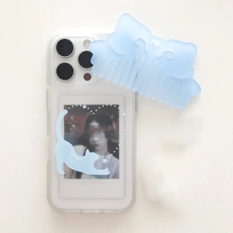 Чехол для iPhone 11, синий, корея стиль