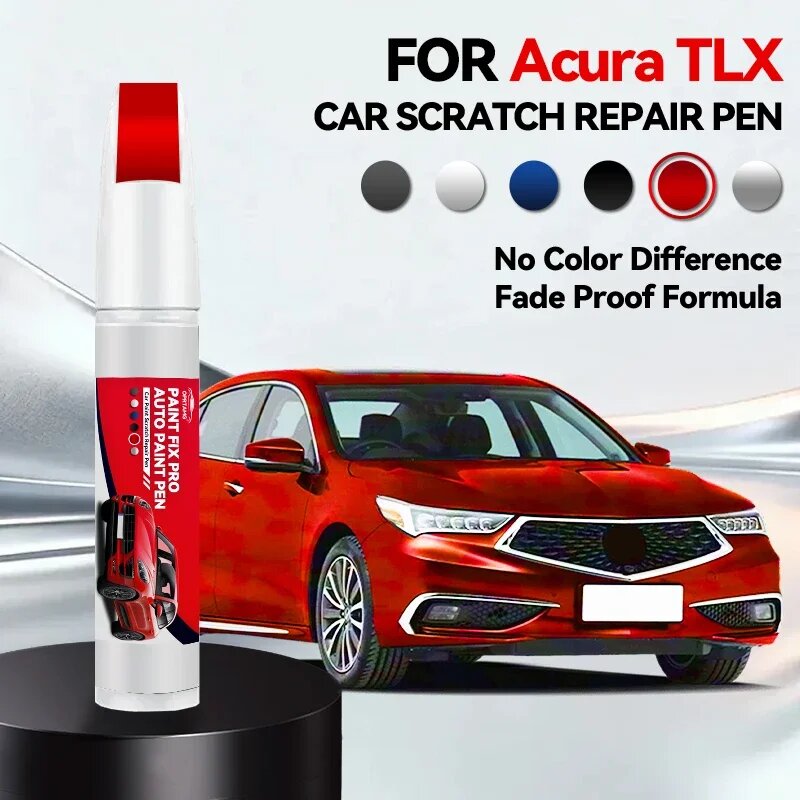 Специальный маркер для ремонта лакокрасочного покрытия Acura TLX 1990-2026, средство для Красный