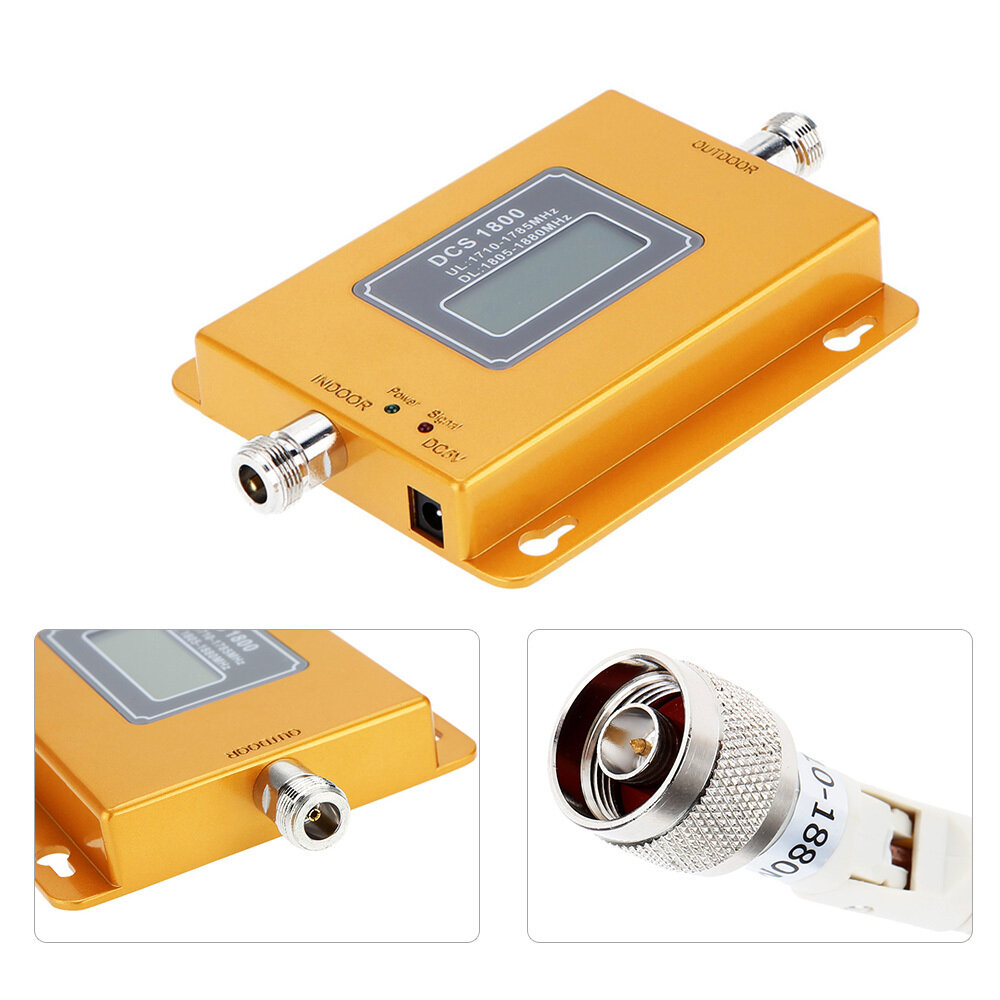Комплект усилитель сотовой связи Telestone AX1800 GSM DCS 4G усилитель связи до 200 кв. м репитер