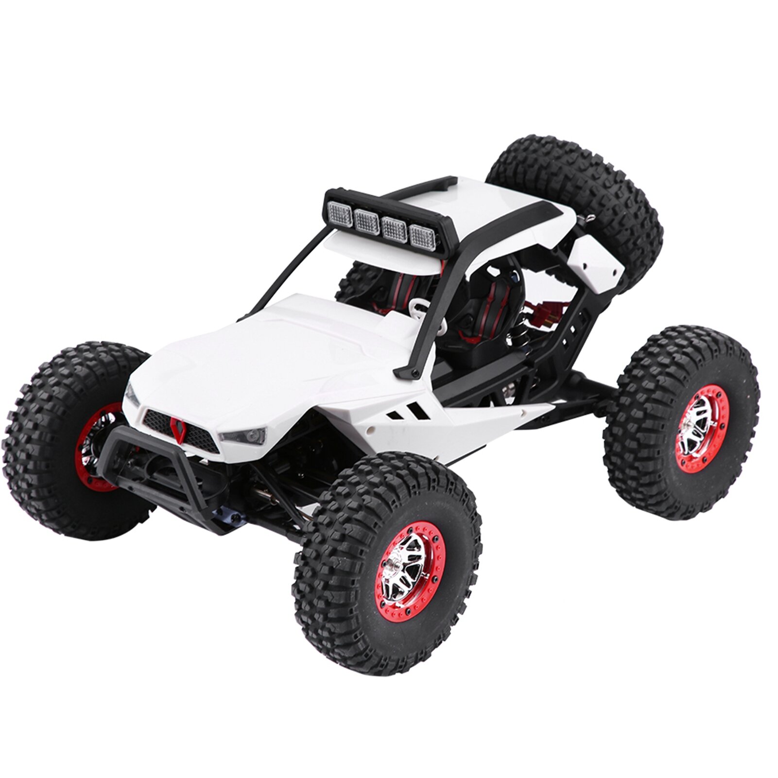 12429 2.4GHz 4WD 1/12 Scale Electric RC Crawler Car With LED Light