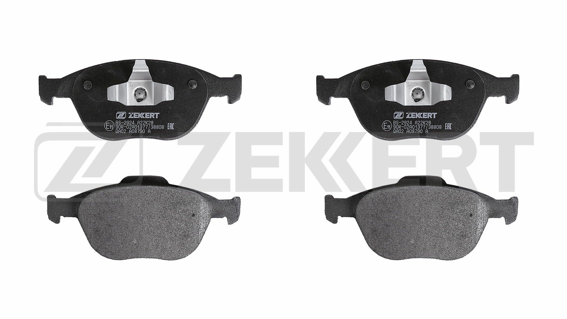 Колодки тормозные передние для Ford Focus (с 2002 г), Fiesta V (с 2005 г), Tourneo Connect (с 2002 г), Transit Connect (с 2002 г) дисковые арт bs-2924
