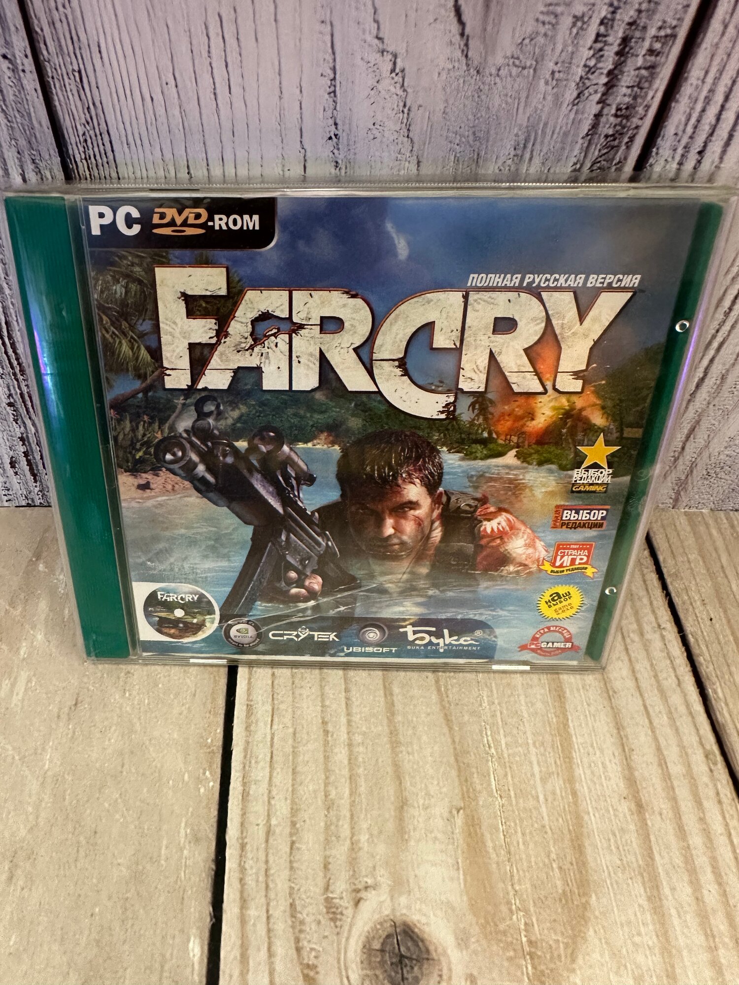 Диск с игрой Far Cry (русская версия) для пк лицензия