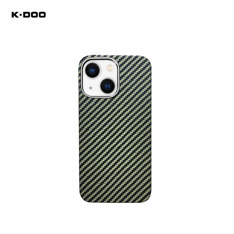 Чехол Kevlar для iPhone 13, зеленый