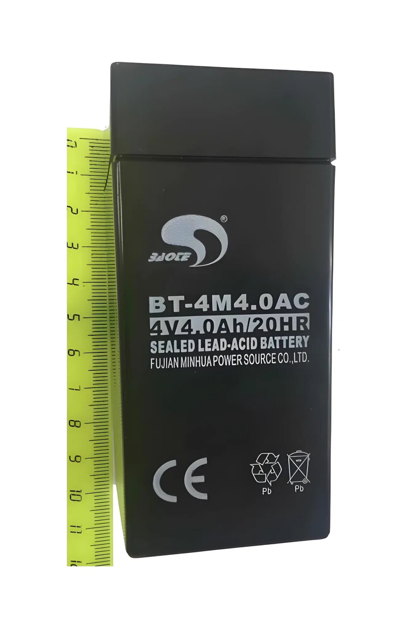 Аккумулятор CAS 4V 4AH для весов серий SWN, PR-II LCD, 105x50x50 мм