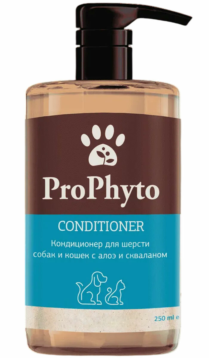 Кондиционер Prophyto Conditioner для собак и кошек для шерсти с алоэ и скваланом, 250 мл