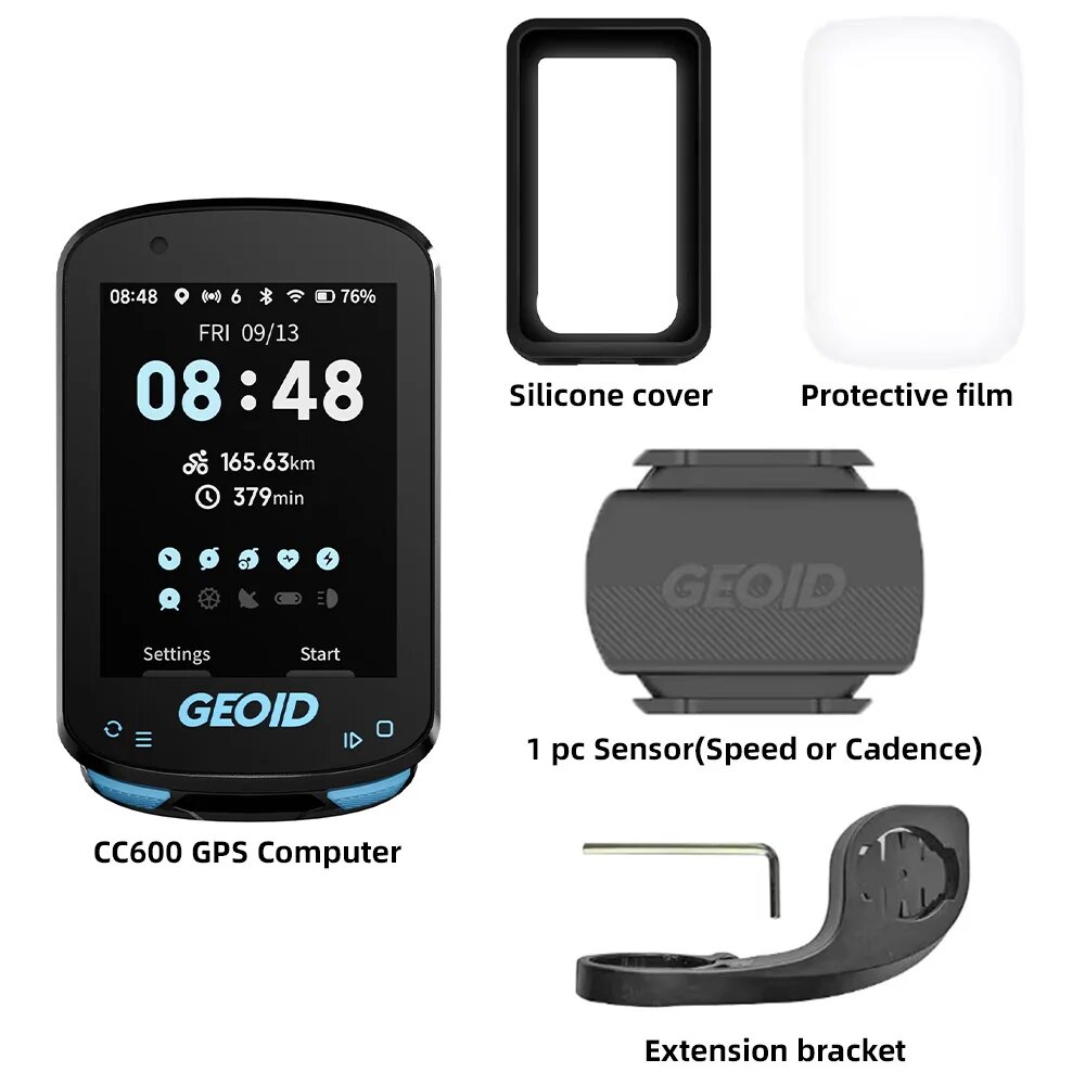 GEOID CC600 Цветной велокомпьютер CC600 Computer Set4