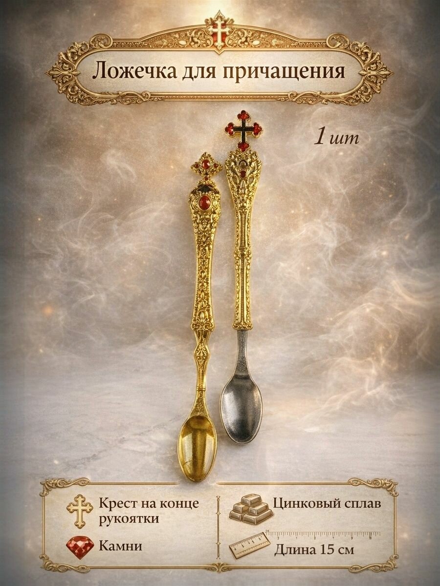 Ложечка для причащения, лжица, 15 см