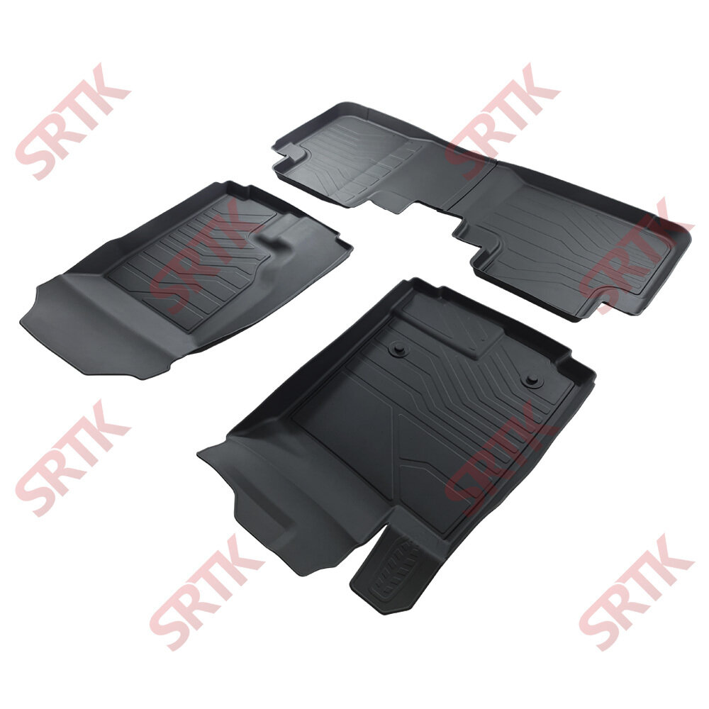 Коврики пола HAVAL F7/F7x (2019-) 3D LUX (к-т 3 шт)