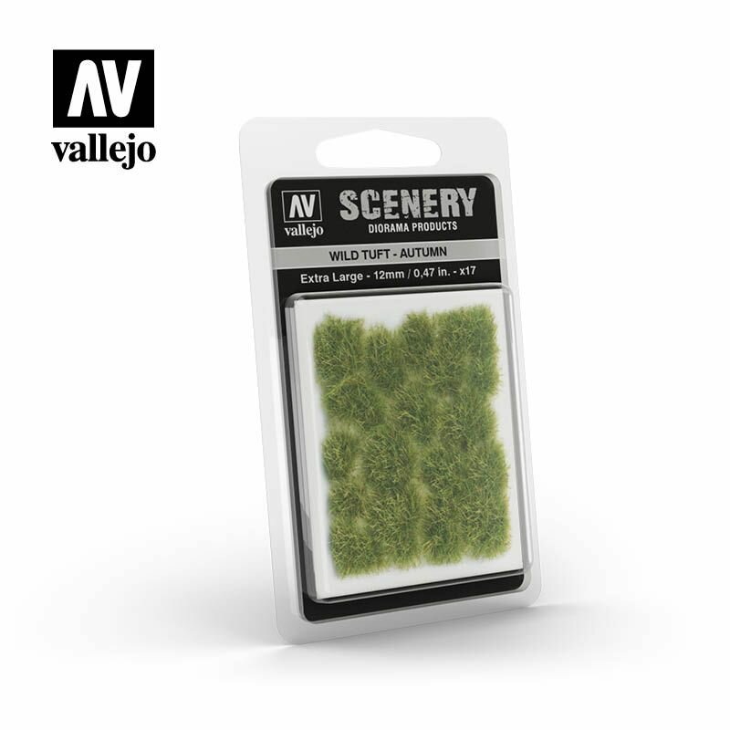 Материал для оформления подставок миниатюр Vallejo Wild Tuft - Autumn 12мм